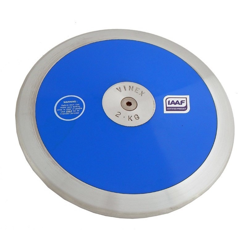 Disco per competizione in plastica lo-spin Vinex IAAF kg 2